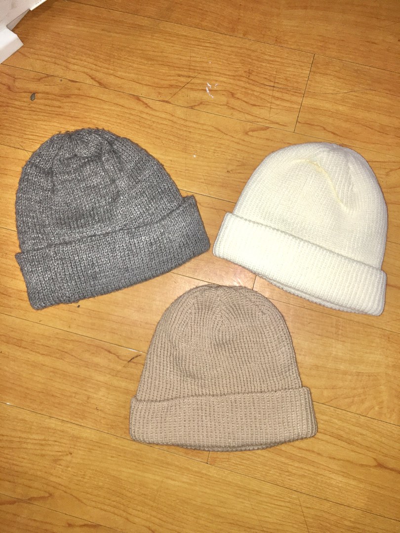 TAKE 3: Beanie bonnet (unisex), Women's Fashion, Watches & Accessories ...