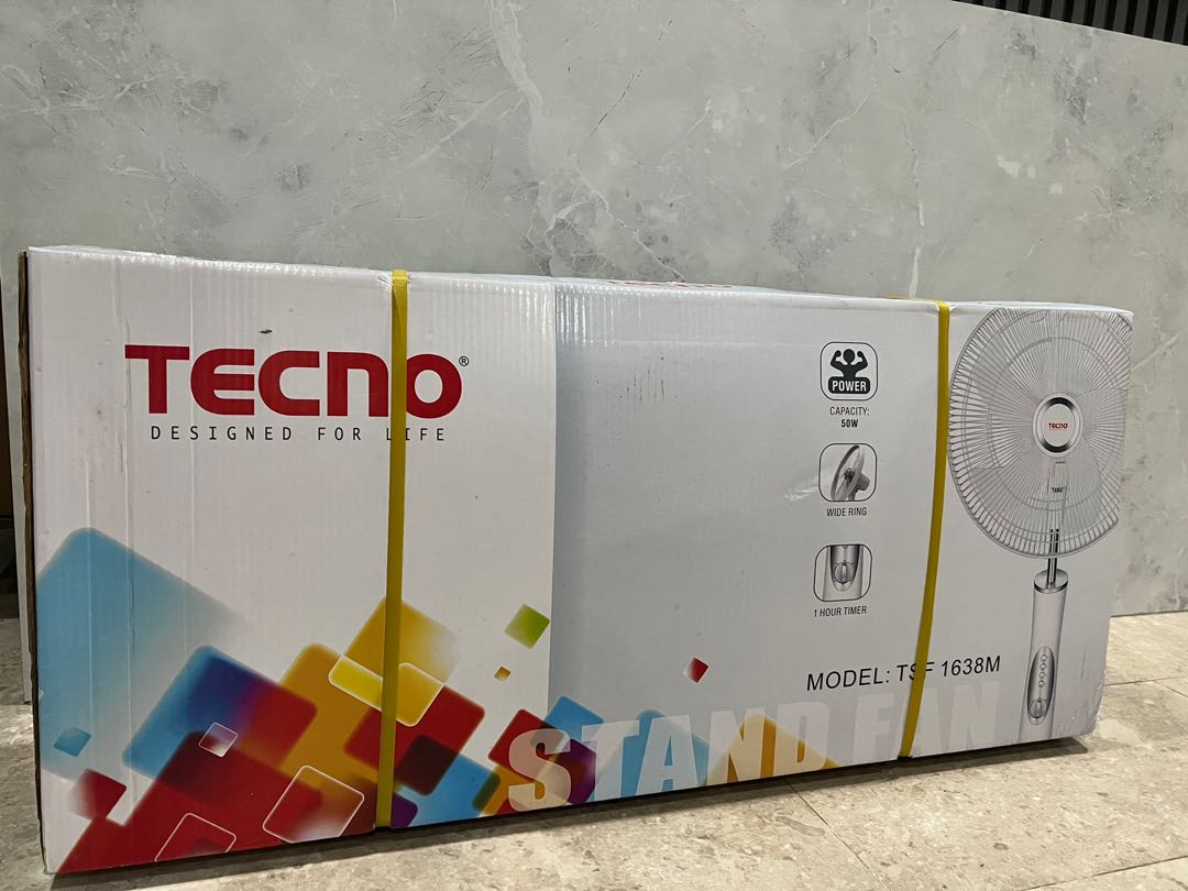 Tecno stand fan, Furniture & Home Living, Lighting & Fans, Fans on ...