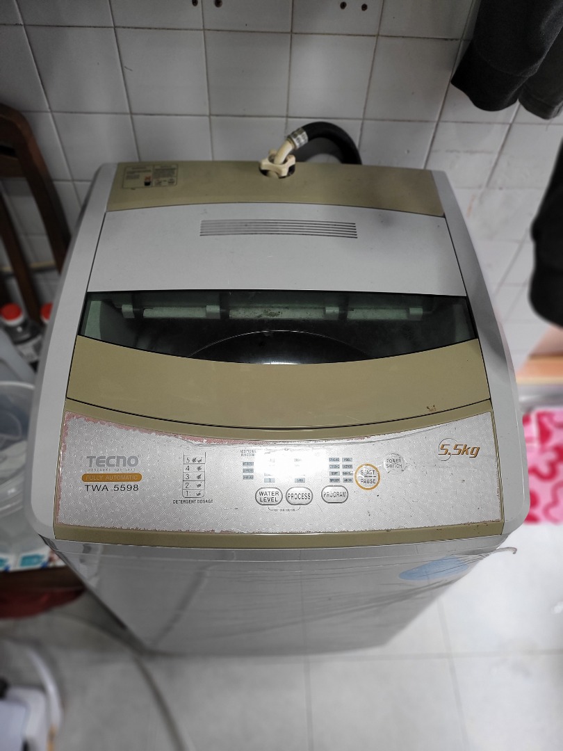 Tecno Washing Machine 5.5KG, TV & Home Appliances, Washing Machines and ...