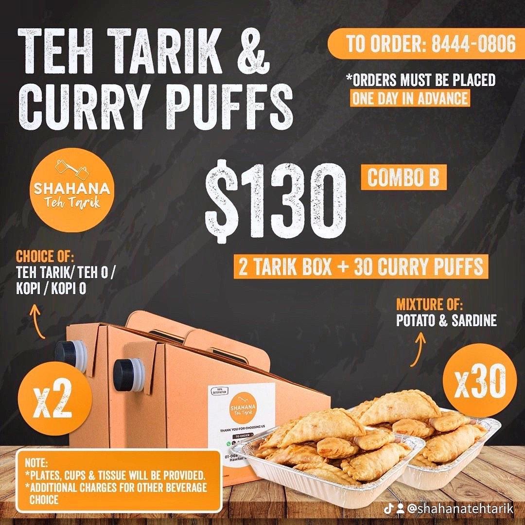 Teh Tarik box combo, Food & Drinks, Beverages on Carousell