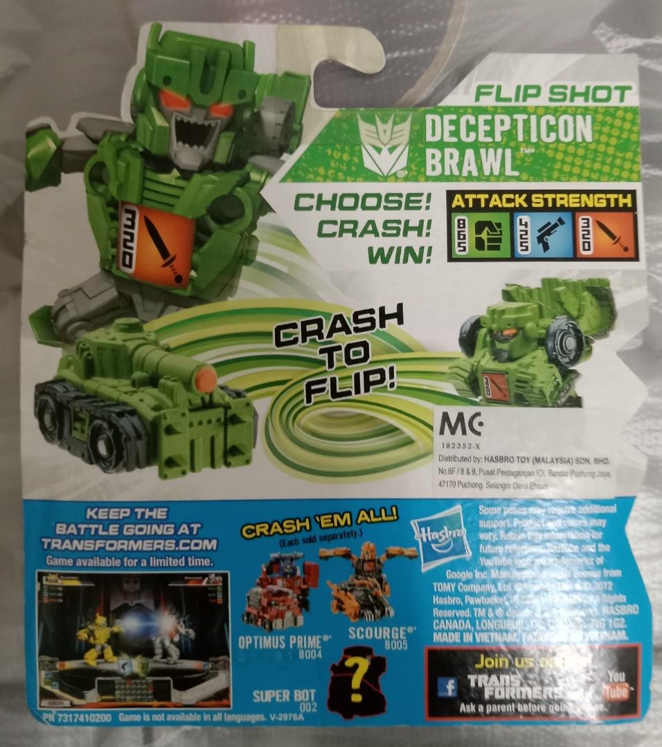 TRANSFORMERS BOT SHOT DECEPTICON MEGATRON SHOCKWAVE DECEPTICON BRAWL ...