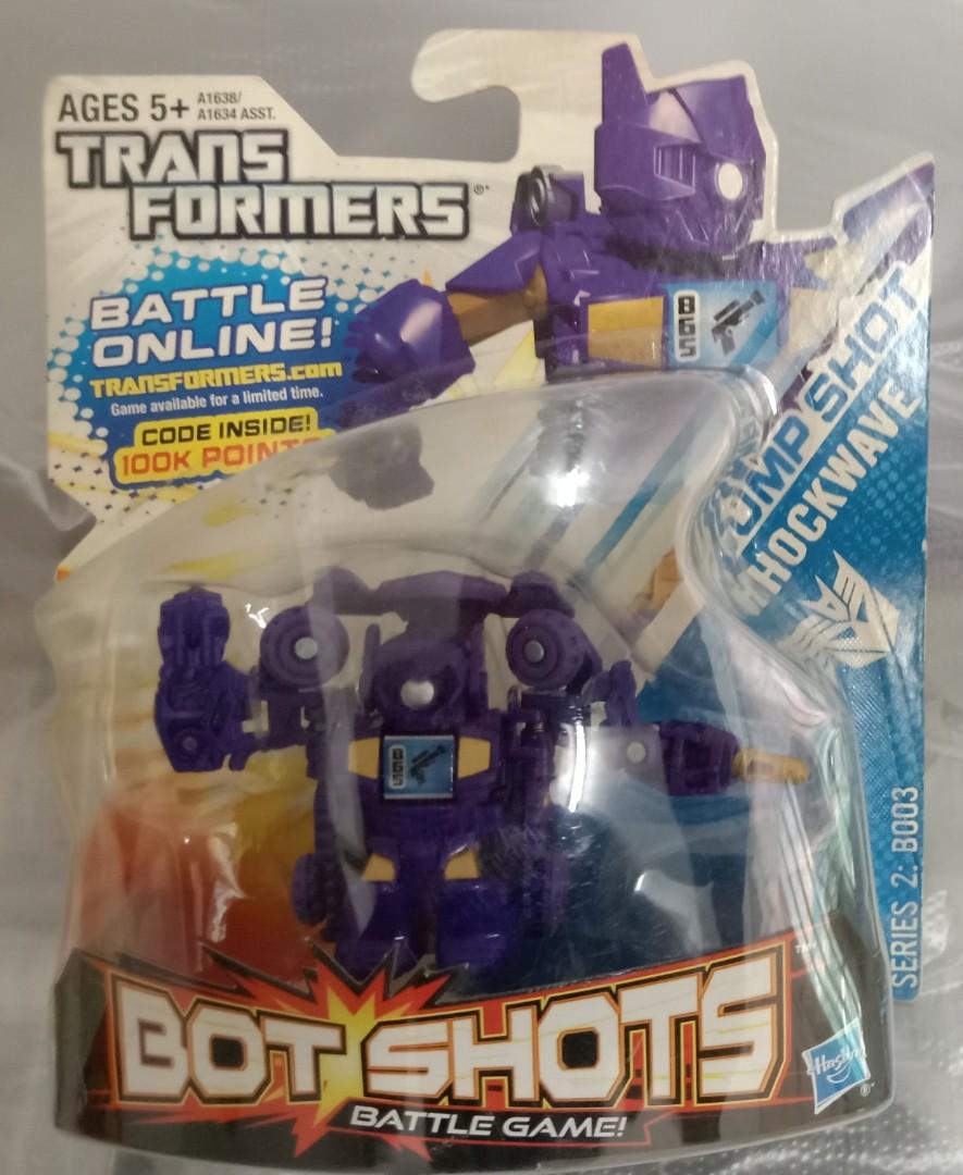 TRANSFORMERS BOT SHOT DECEPTICON MEGATRON SHOCKWAVE DECEPTICON BRAWL ...