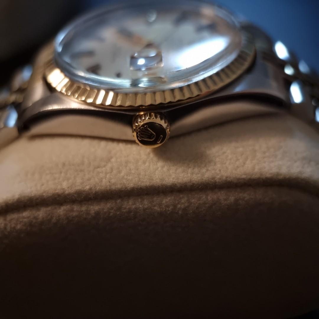 Tudor Oyster Prince Day Date with rolex crown and caseback, two tone ...