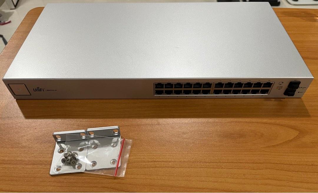 Unifi US-24 24 port managed switch, Computers & Tech, Office & Business ...