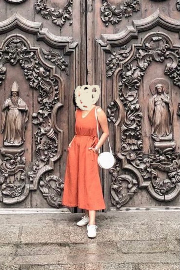 UNIQLO RUST LINEN DRESS, Women's Fashion, Dresses & Sets, Dresses on ...