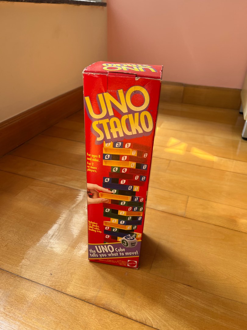 UNO Stacko, 興趣及遊戲, 玩具 & 遊戲類 - Carousell