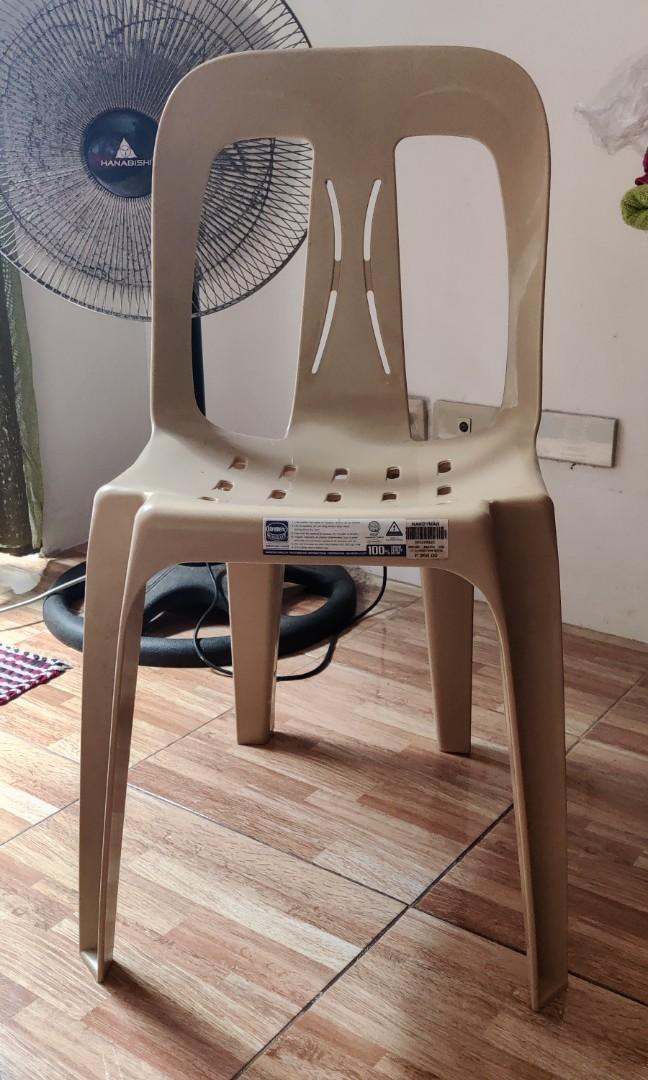 Uratex Monoblock Chair - Biege, Furniture & Home Living, Furniture ...