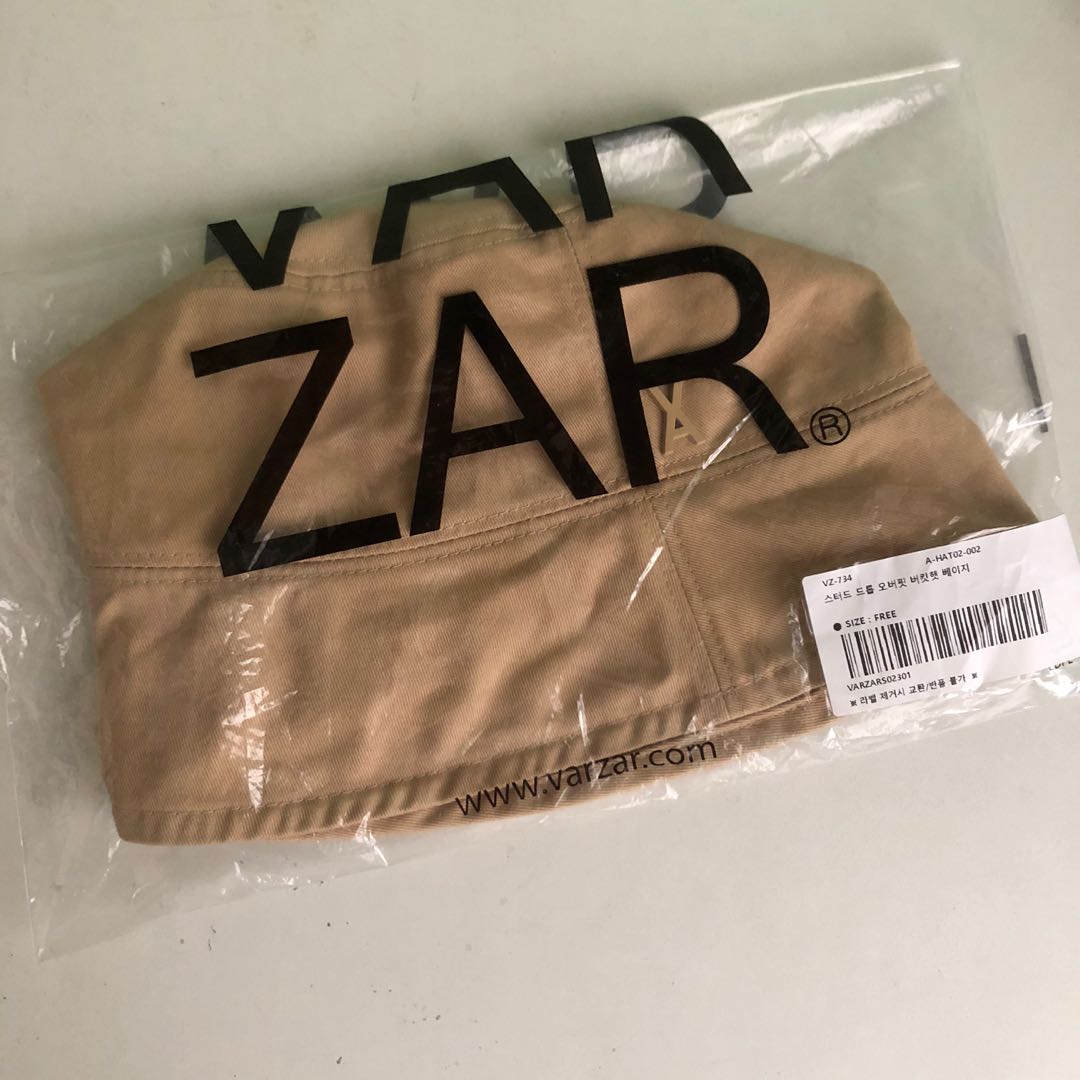 Varzar Bucket Hat with Stud Jungkook Hat Beige, Women's Fashion ...