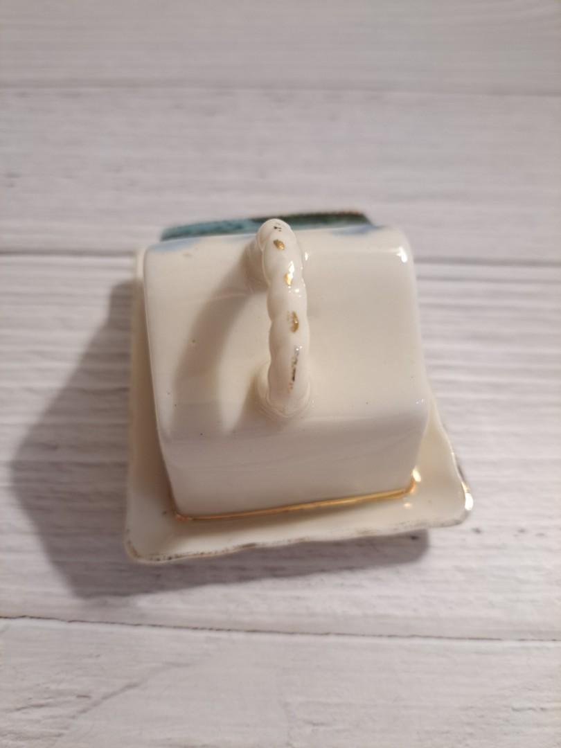 Vintage Crested Ware Butter / Cheese Dish souvenir from Ilfracombe ...