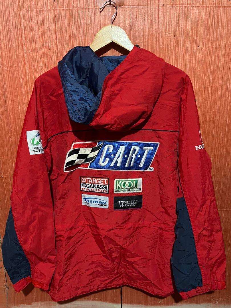 Vintage Honda Racing Indy Cart Car Budweiser 500 Jacket Red Large ...