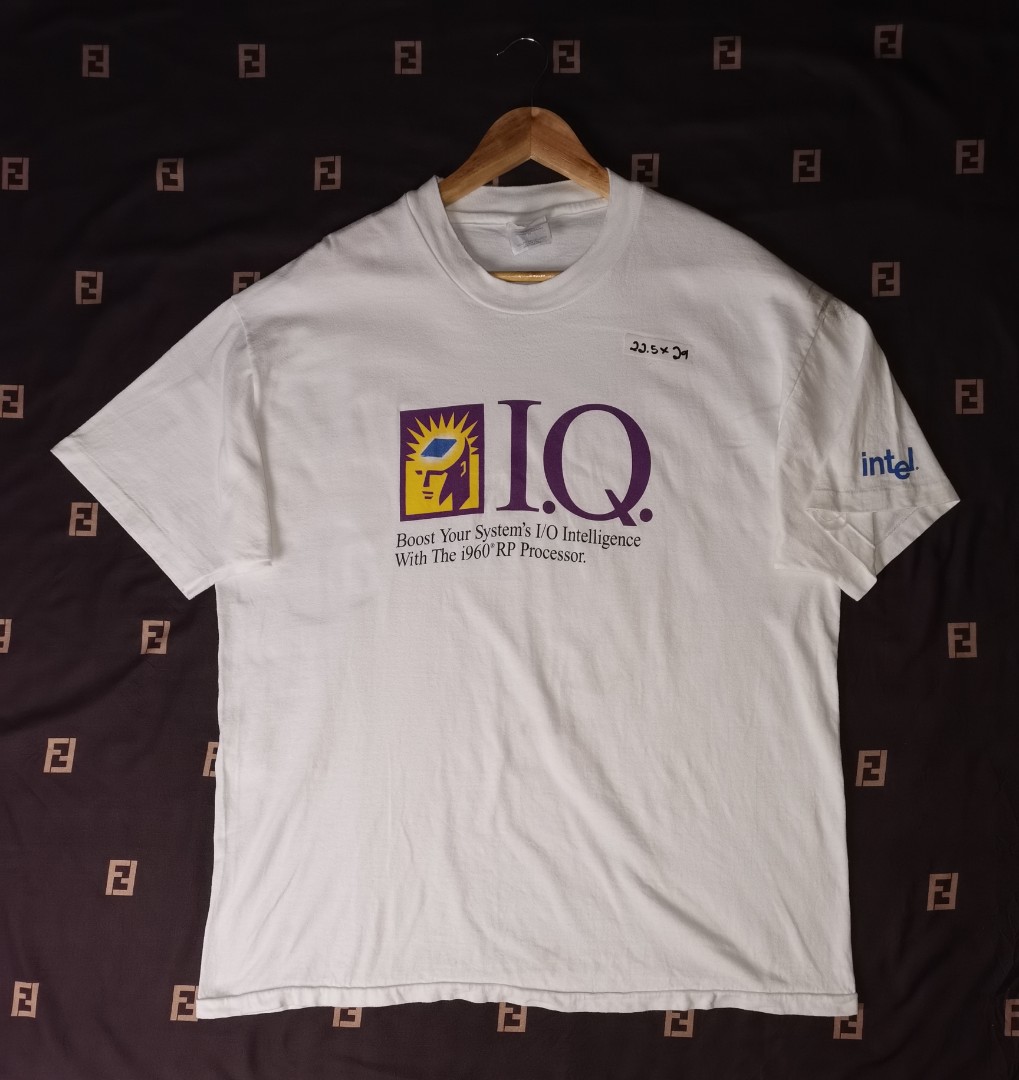 VINTAGE INTEL TEE, Men's Fashion, Tops & Sets, Tshirts & Polo Shirts on ...