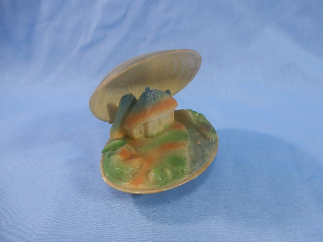 Vintage Japanese celluloid diorama carving in shell circa mid 20th ...