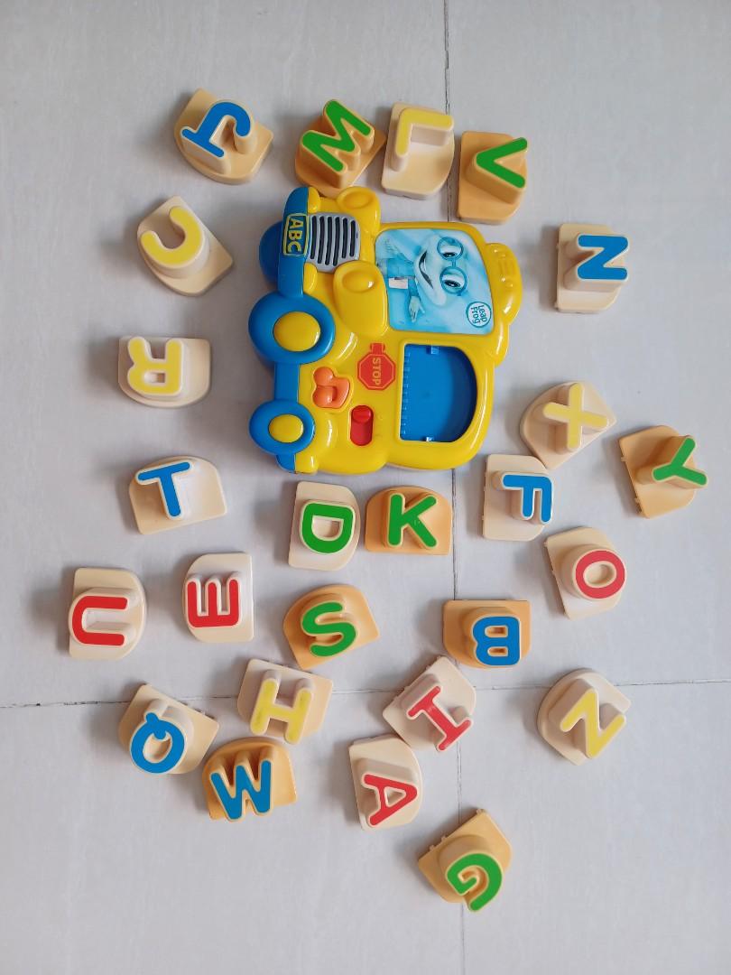 Vtech car key, leapfrog alphabets, baby music rattle and baby crawling ...