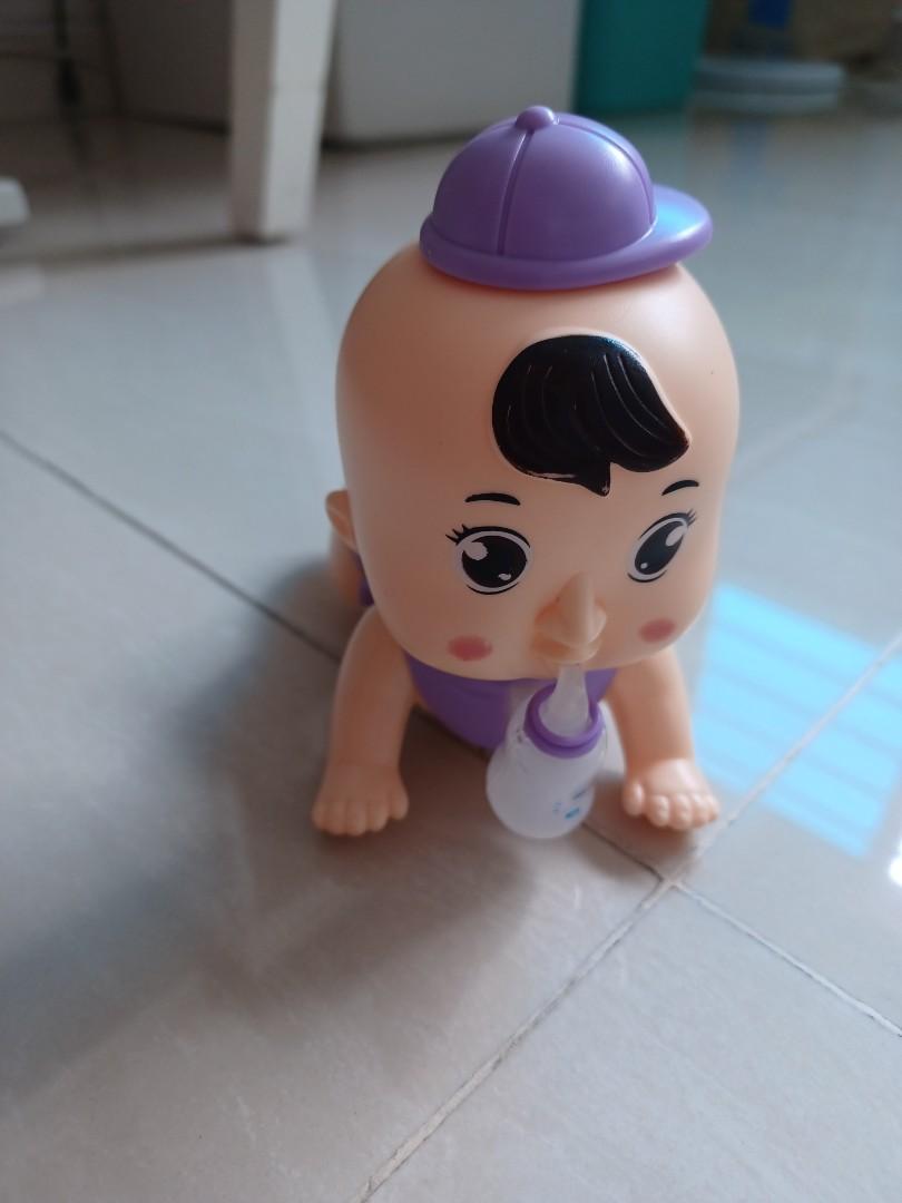 Vtech car key, leapfrog alphabets, baby music rattle and baby crawling ...