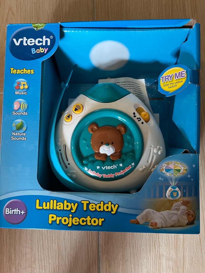 VTech Lullaby Teddy projector 投影機, 兒童＆孕婦用品, 嬰兒玩具 - Carousell