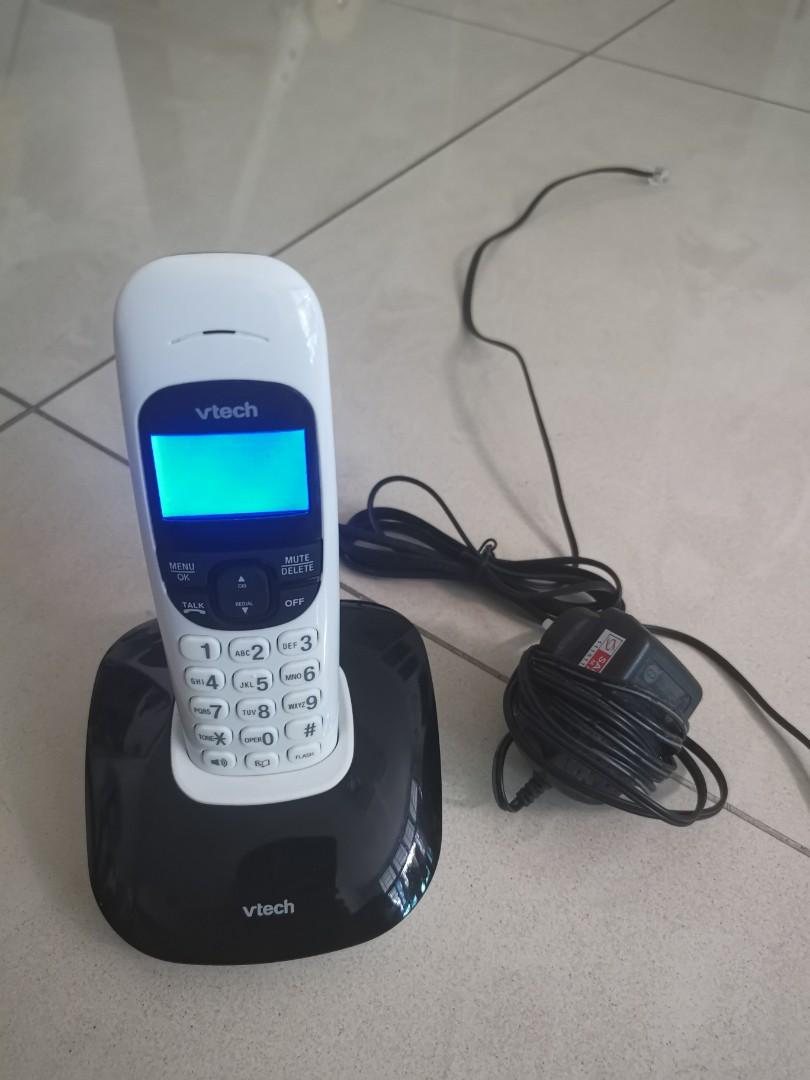 Vtech VT-1301 Digital Cordless Phone, TV & Home Appliances, Electrical ...