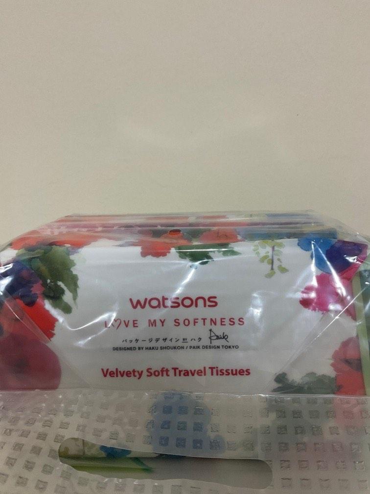 Watsons Tissues 4packs, Hobbies & Toys, Travel, Travel Essentials ...