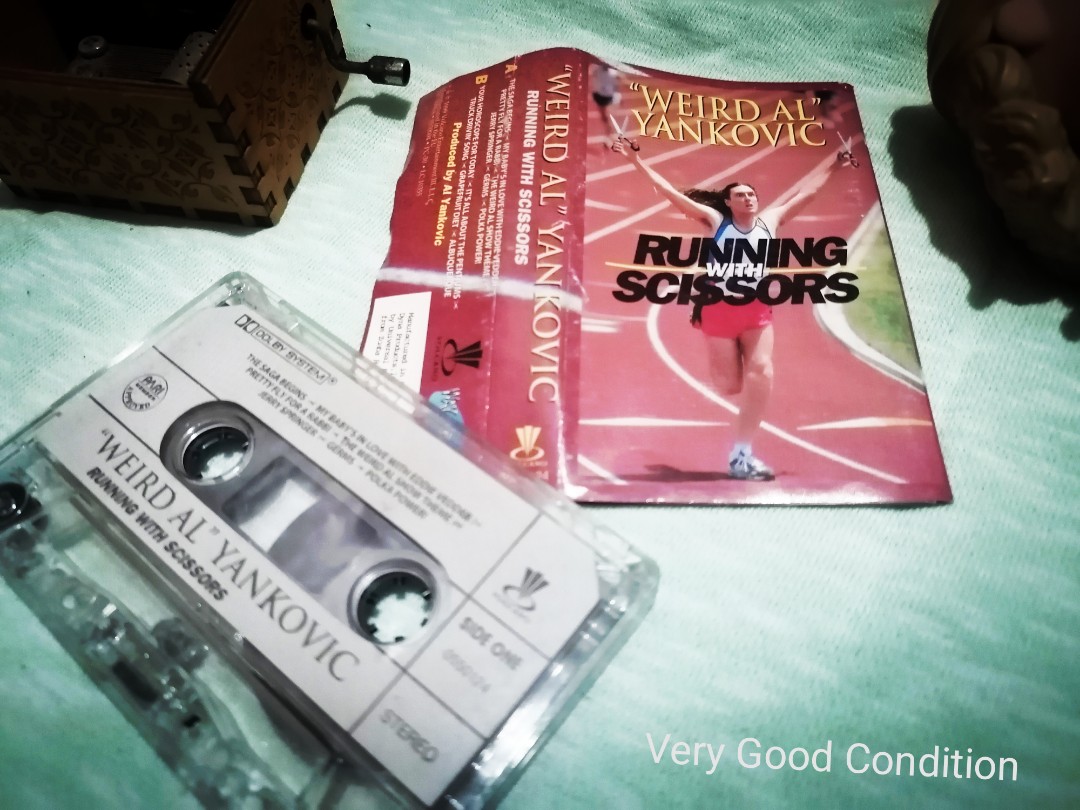 Weird Al Yankovic Running with Scissors Cassette Tape Original Cassette ...
