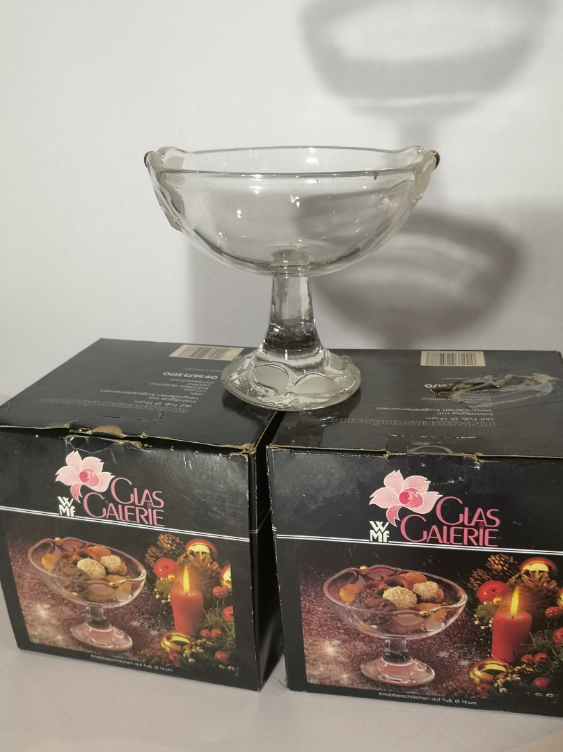 WMF glass serving bowl, Furniture & Home Living, Kitchenware ...
