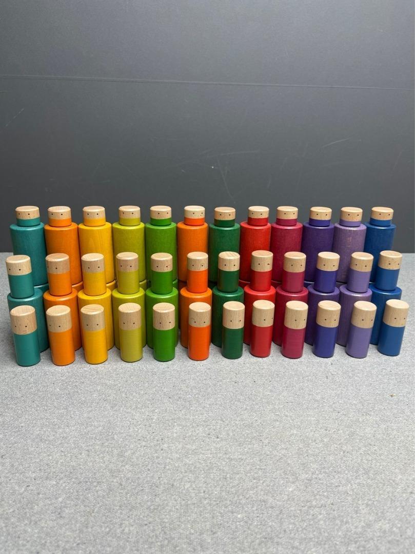 Wooden Lola Little Character Open Ended Playset for Kids / Autism ...