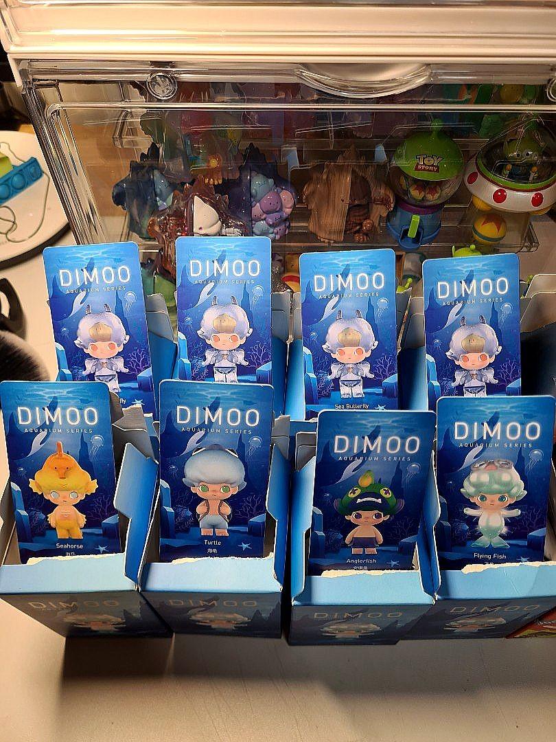 Wts/wtt Dimoo Aquarium series sea butterfly/flying fish/seahorse/turtle ...