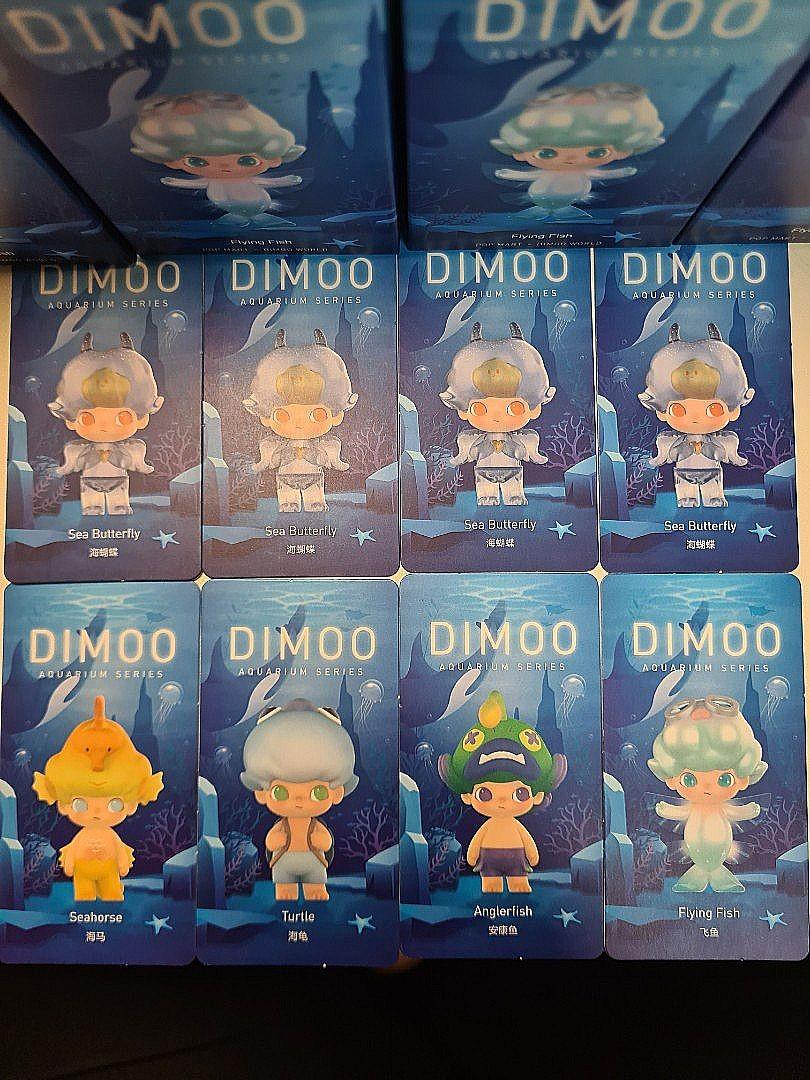 Wts/wtt Dimoo Aquarium series sea butterfly/flying fish/seahorse/turtle ...