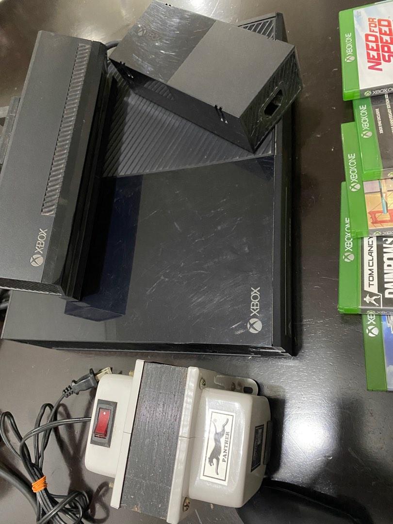 XBOX ONE 500g with free games and transformer, Video Gaming, Video Game ...