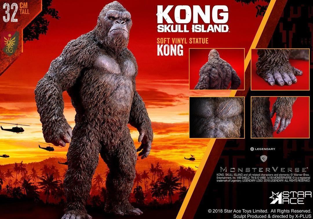 Xplus 30cm Godzilla 2014 , Xplus 30cm Kong Skull Island (figuarts neca ...