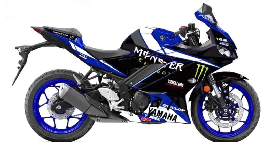 YAMAHA R3 / R25 FULL DECAL KIT, Motorcycles, Motorcycle Accessories on ...