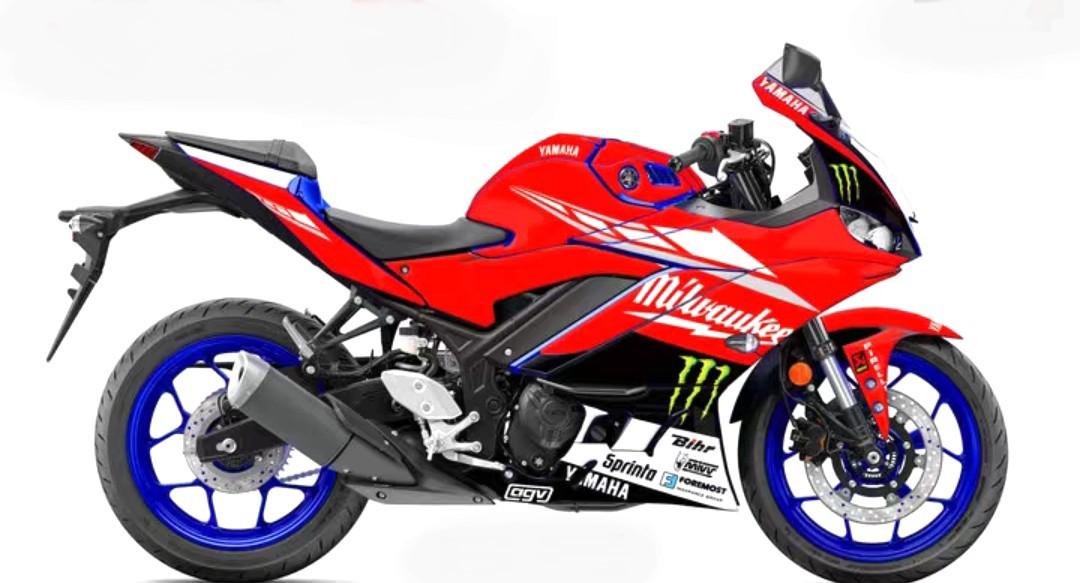YAMAHA R3 / R25 FULL DECAL KIT, Motorcycles, Motorcycle Accessories on ...