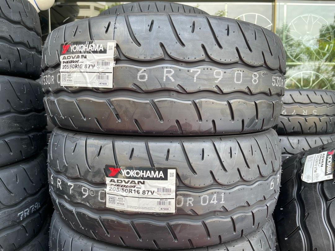 Yokohama Advan Neova AD09 Tyres, Car Accessories, Tyres & Rims on Carousell