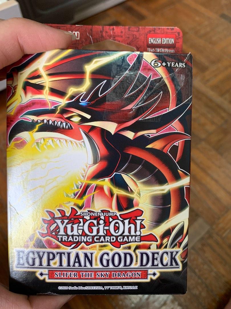 Yugioh Egyptian God Deck Set Obelisk & Slifer, Hobbies & Toys, Toys & Games on Carousell