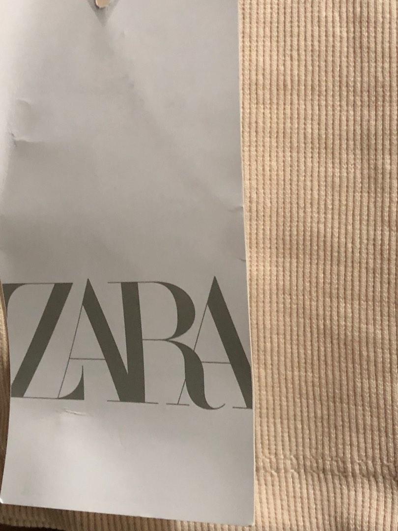 Zara Cream Square Neck Tank Top, Women's Fashion, Tops, Sleeveless on ...