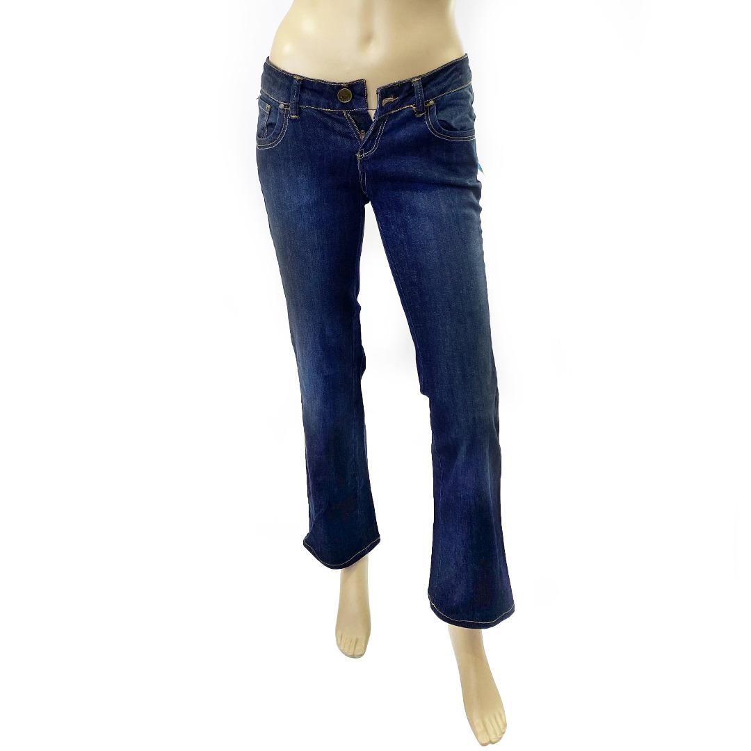 Zara TRF Denim Rules Blue Bootcut Jeans, Women's Fashion, Bottoms ...