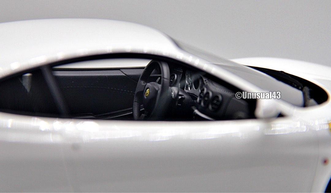 1/18 BBR Ferrari 360 Modena 1999 Gloss White with Black Interior ...