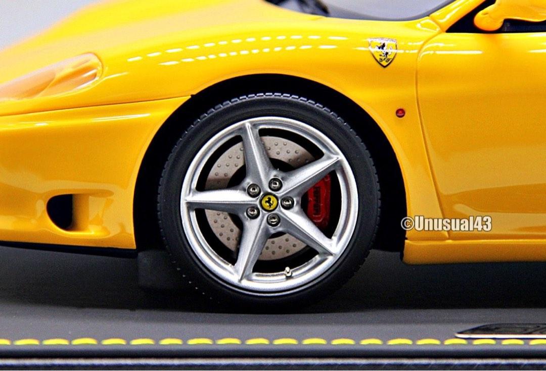 1/18 BBR Ferrari 360 Modena 1999 Giallo Modena, Hobbies & Toys, Toys ...