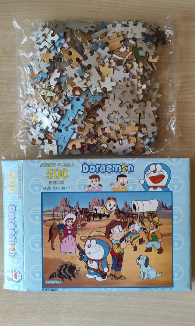 $12 Doraemon Cowboy Puzzles, Hobbies & Toys, Toys & Games on Carousell