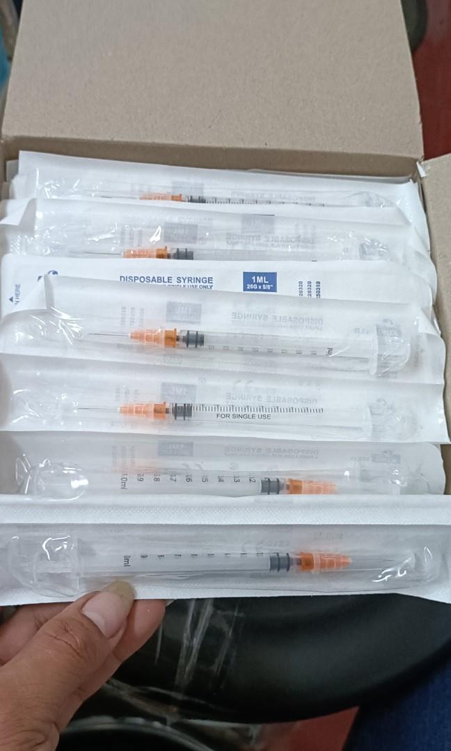 1cc syringe, Health & Nutrition, Medical Supplies & Tools on Carousell
