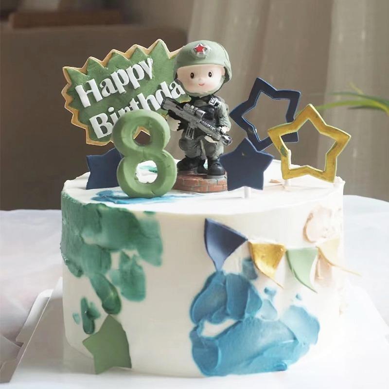 4 Types of 3D Army / Military / Navy personnel / soldier / Tank cake ...