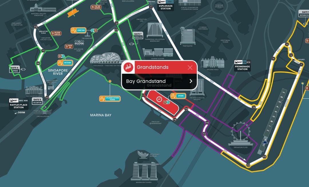 3-day Bay Grandstand F1 2022 Ticket!, Tickets & Vouchers, Event Tickets ...