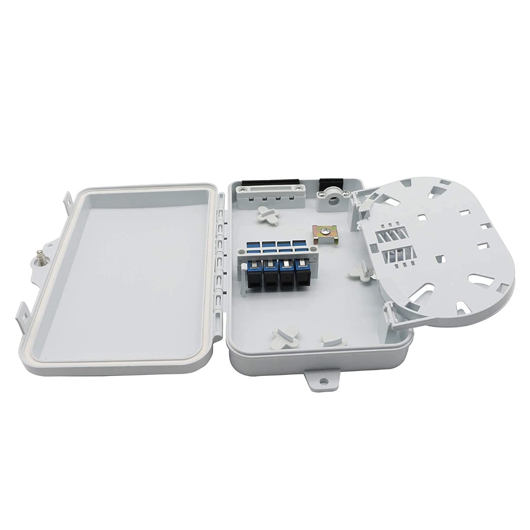 4 Core FTTH Fiber Distribution Box, 4 Port Fiber Distribution Box ...