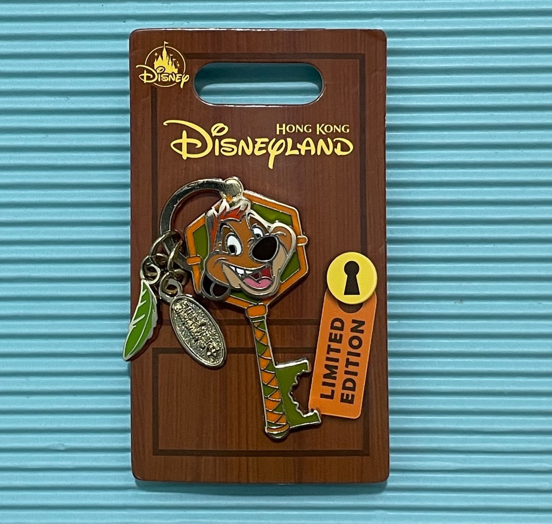迪士尼徽章 Disney Pin 香港迪士尼 Hong Kong Disneyland 限量版徽章 Limited Edition LE400 - Timon, 興趣及遊戲, 收藏品及紀念品 ...