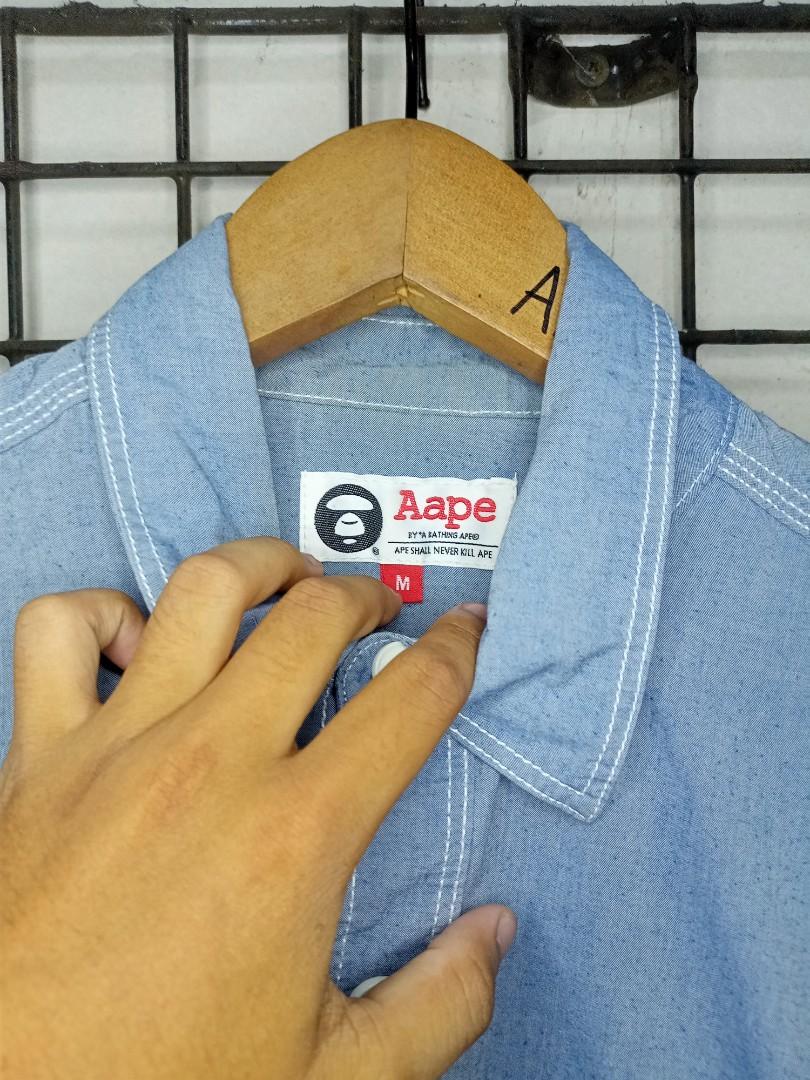 Aape polo, Men's Fashion, Tops & Sets, Tshirts & Polo Shirts on Carousell