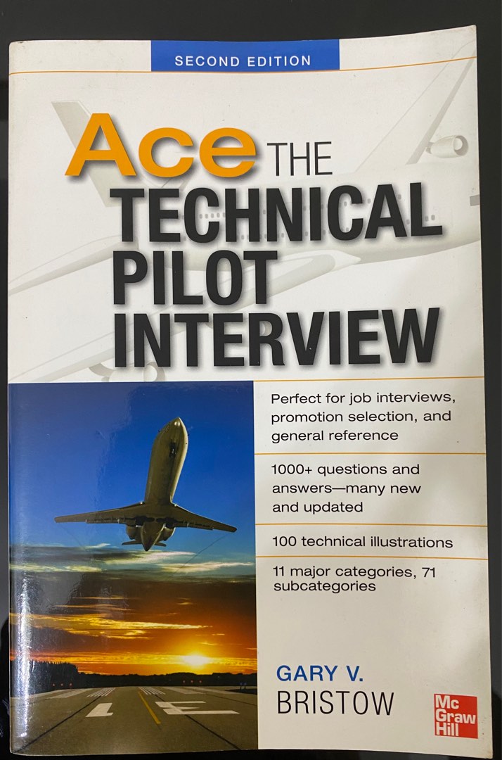 Ace The Technical Pilot Interview, 興趣及遊戲, 書本 & 文具, 教科書 - Carousell