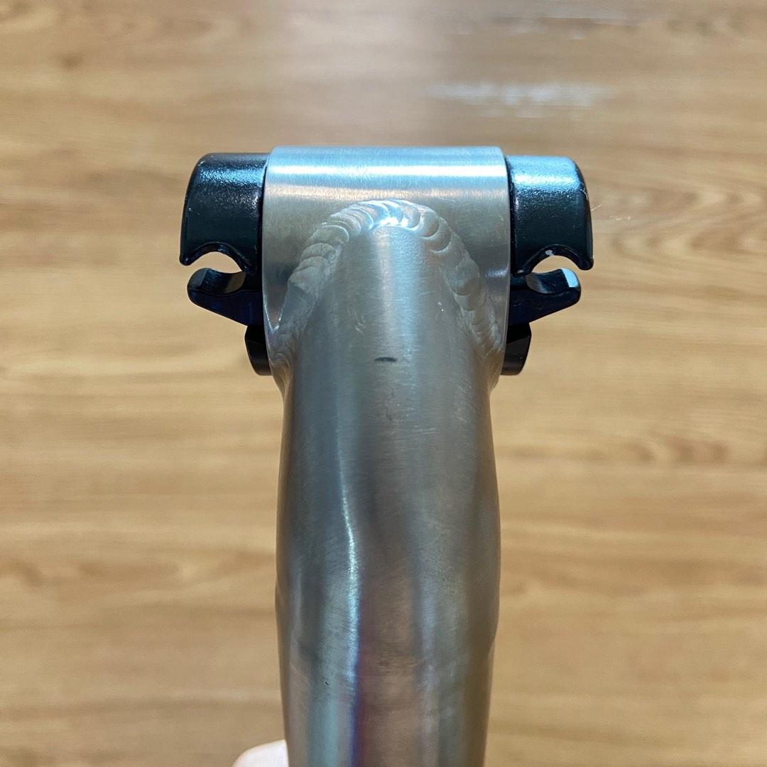 Aceoffix Titanium Gooseneck Forward Seatpost for Brompton Pikes 3Sixty, Sports Equipment ...