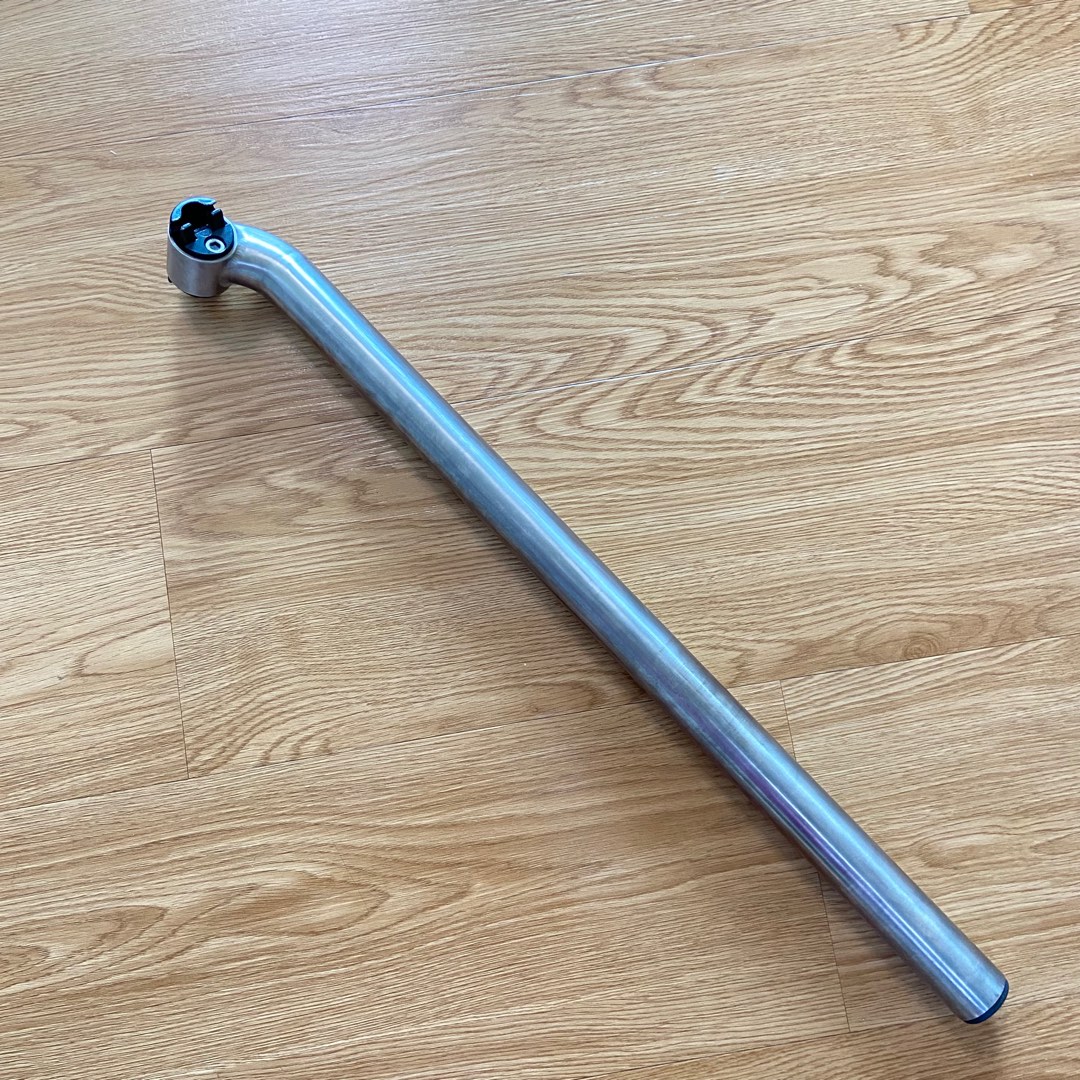 Aceoffix Titanium Gooseneck Forward Seatpost for Brompton Pikes 3Sixty, Sports Equipment ...