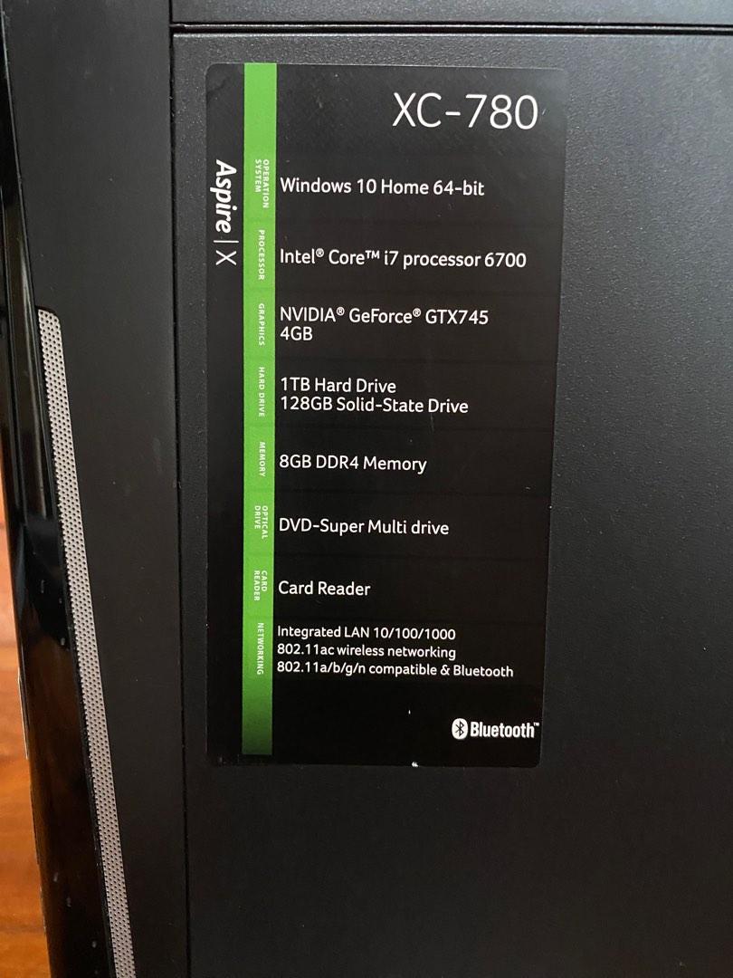 Acer Aspire Intel i7-6700 XC780-i670, Computers & Tech, Desktops on ...