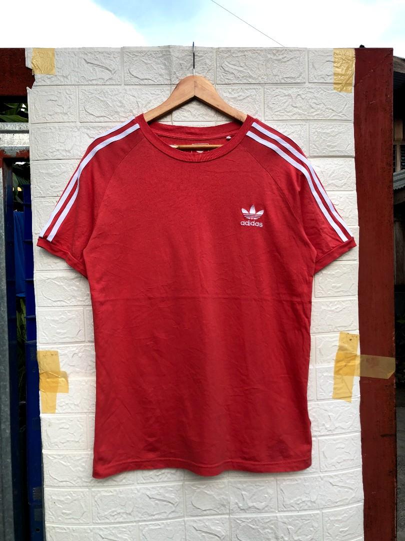 Adidas Trefoil Triple Striped Tee, Men's Fashion, Tops & Sets, Tshirts ...