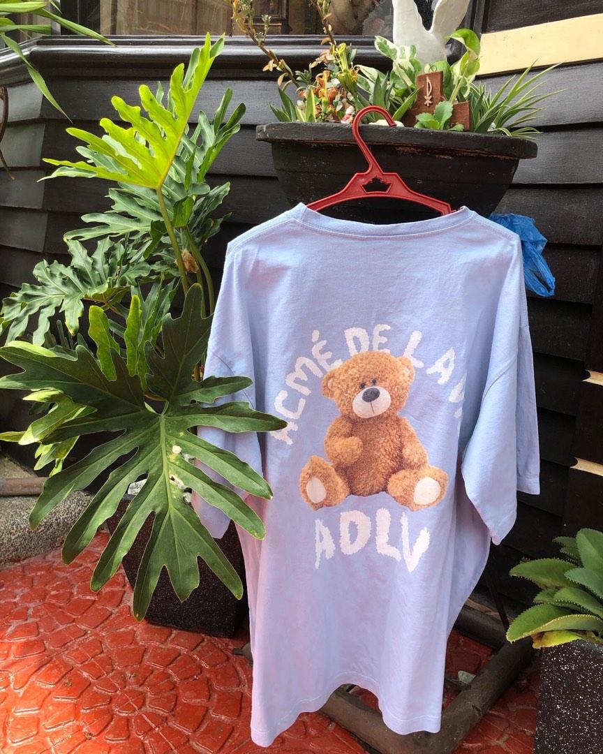 ADLV acme de la vie bear logo sky blue, Men's Fashion, Tops & Sets ...