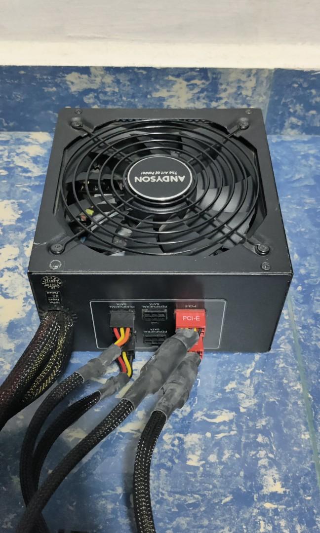 Andyso F600M Semi-Modular PSU, Computers & Tech, Parts & Accessories ...